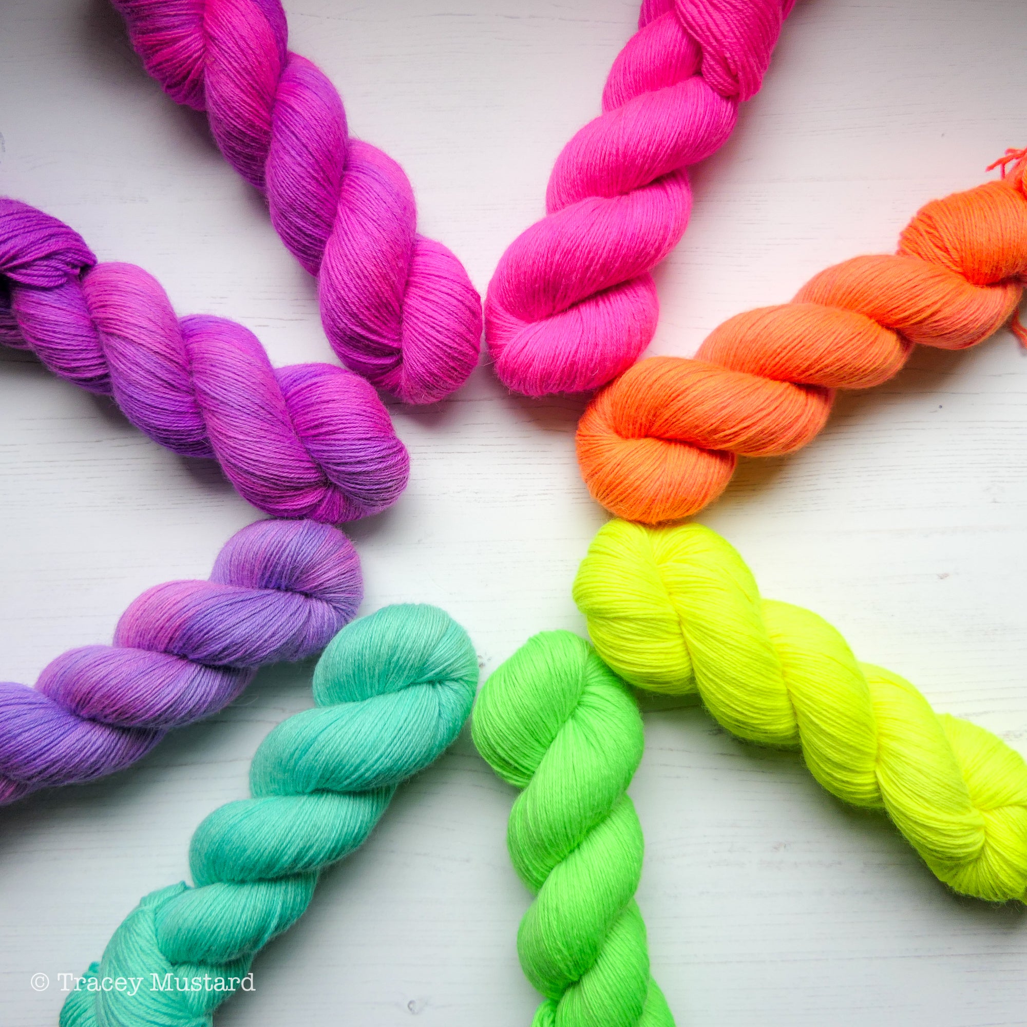 Neon Saturated Infinity Rainbow Bundle // 8 colours // 20g, 50g, and 1 ...